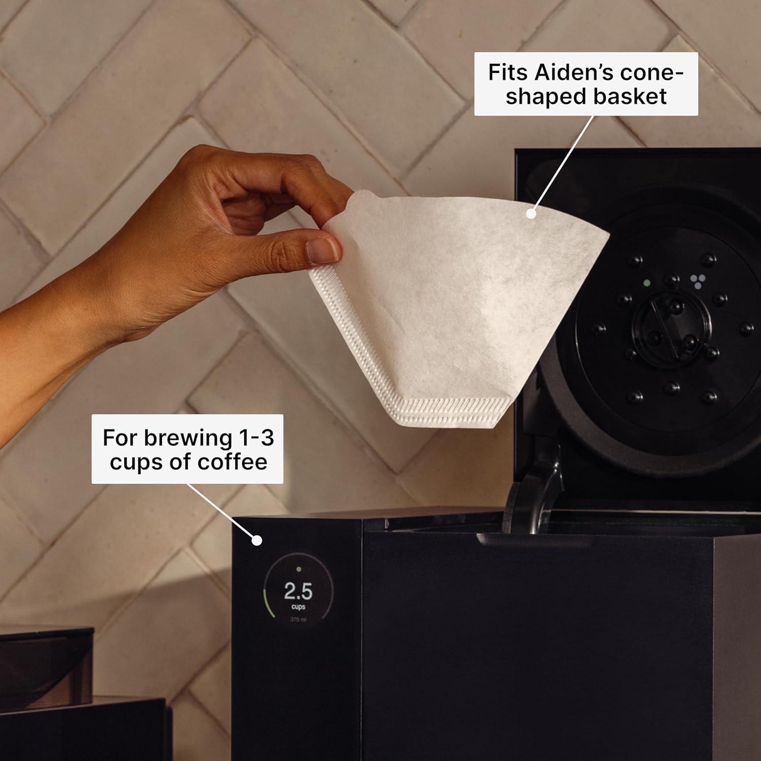 Fellow Aiden Cone Single Brew Filters (Set of 40) – polybag - Fellow ...